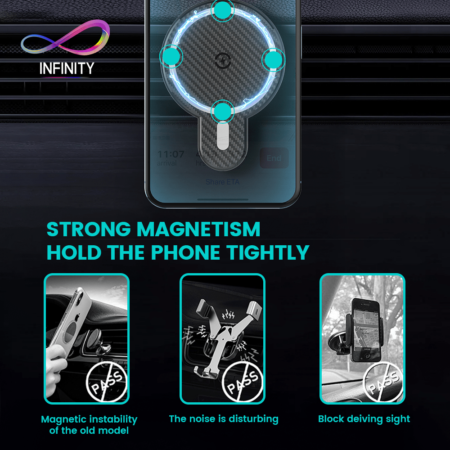 Wireless Charging Car Holder - Infinity Electronics Pty Ltd