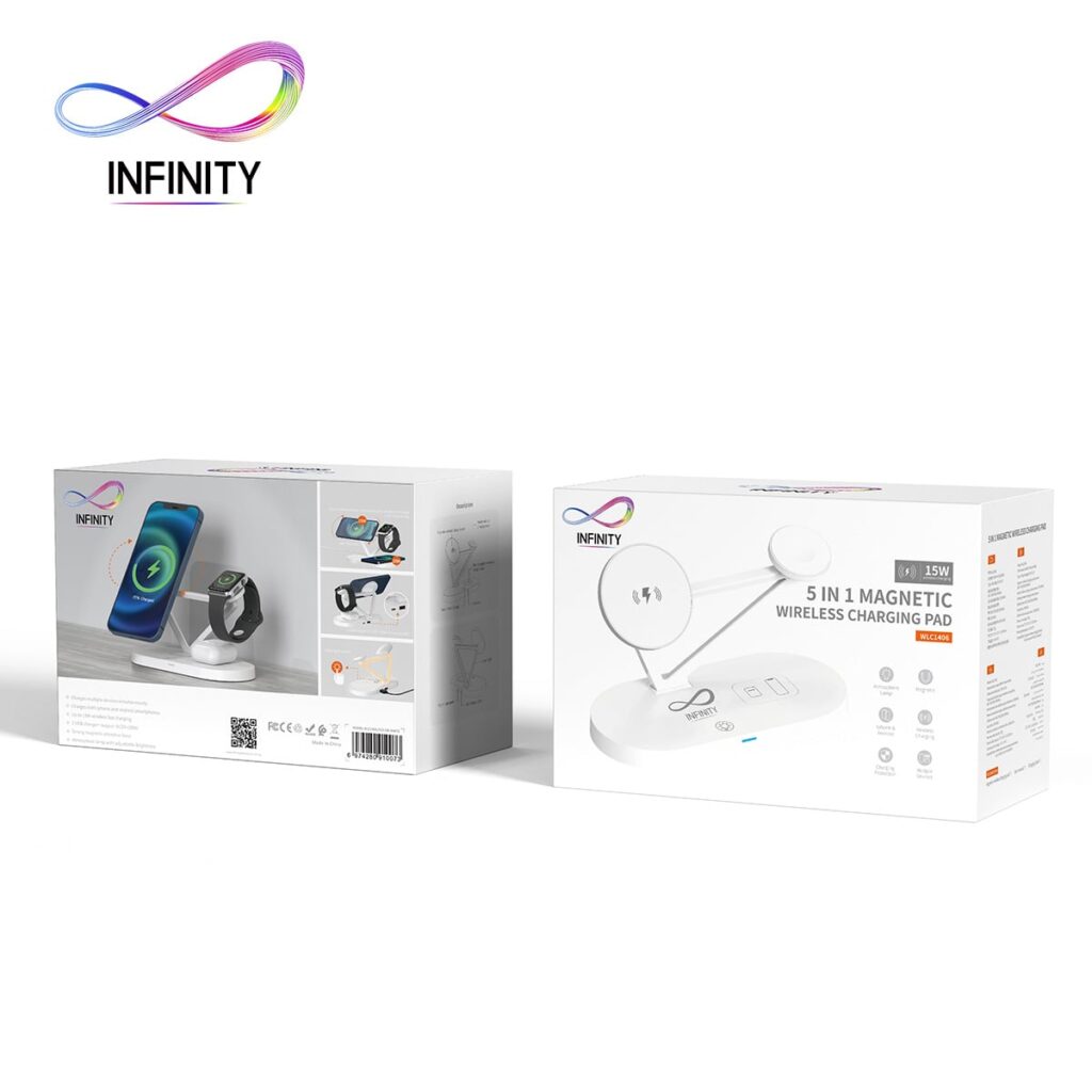 5 In 1 Magnetic Wireless Charging Pad - Infinity Electronics Pty Ltd